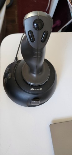 Microsoft Sidewinder PC Gaming USB Joystick Flight SIM Controller X05 ...