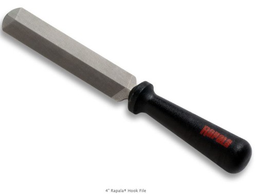 Rapala Two Sided Ultra Fine Carbon Steel 4" Fish Hook File Sharpening Tool RHCF4 | eBay