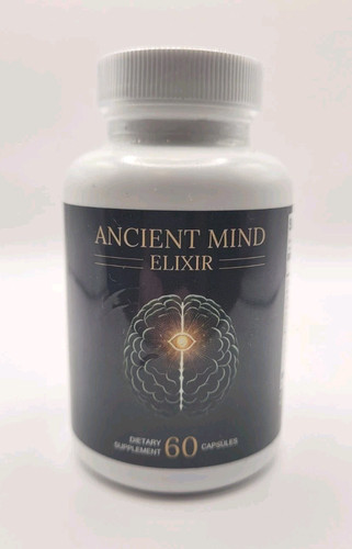 Ancient Mind Elixir Dietary Supplement 60 Capsules **LARGE SIZE-60 Caps ...
