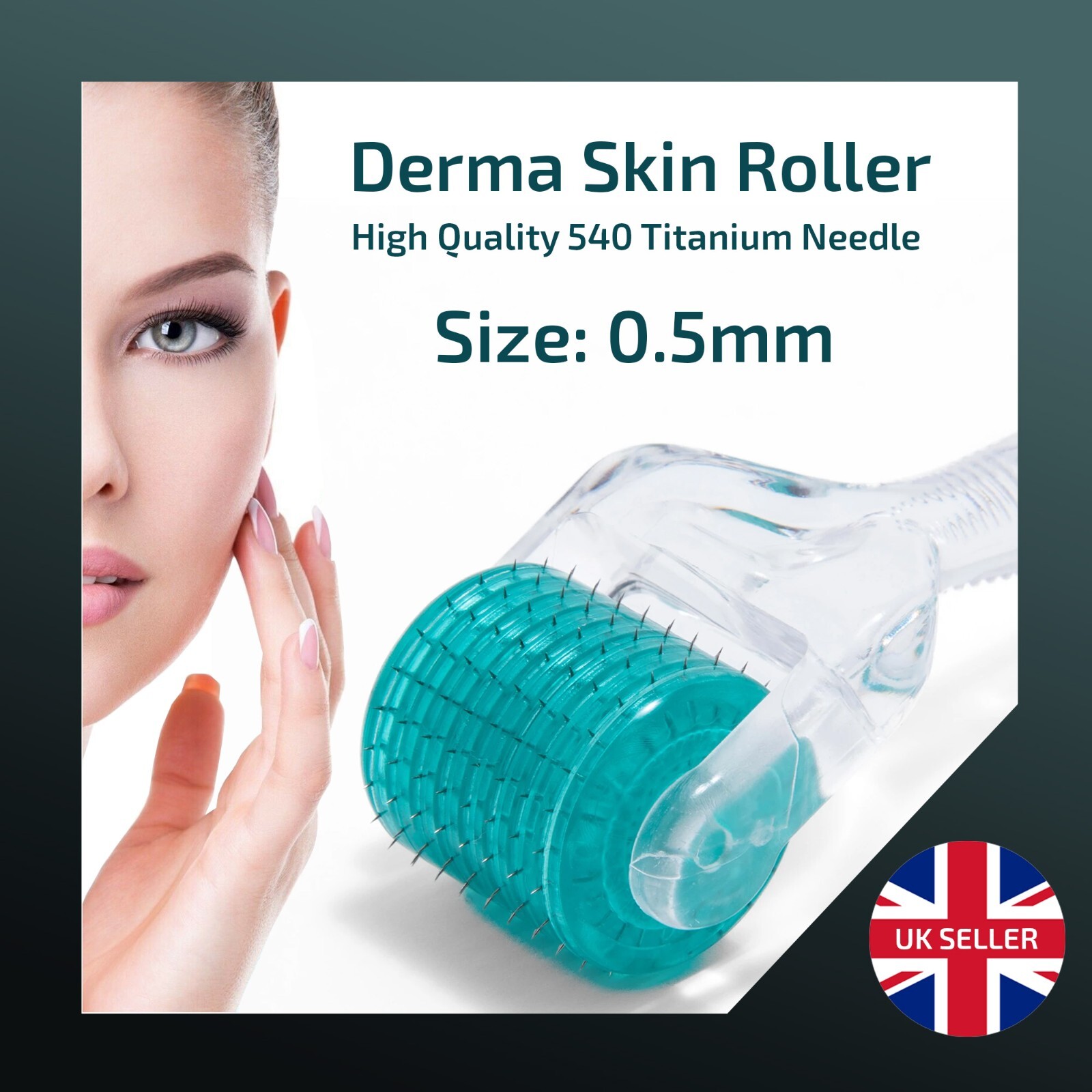 Micro Needle Green Skin Roller 1.0 mm Anti-aging,Anti Wrinkles,Derma ...