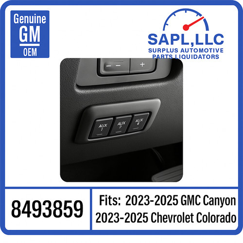 New OEM 2023-2025 GMC Canyon Chevrolet Colorado AUX Control Switch GM ...