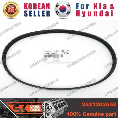 Genuine/OEM 2521202552 RIBBED BELT-V for Kia Morning (Picanto) | eBay