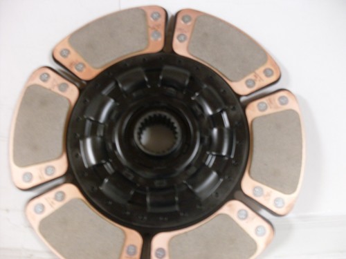 FITS Kioti DK65S DK75 DK90 13 " 22 spline heavy duty 6 pad tractor ...