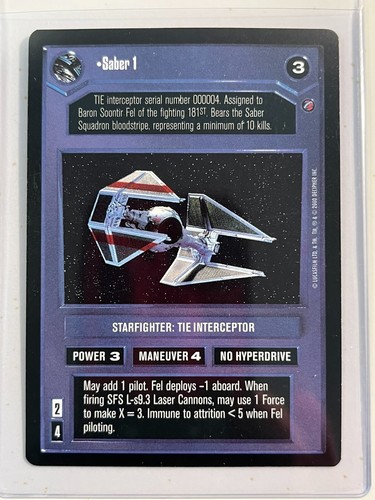 Decipher Star Wars CCG Saber 1 Death Star II | eBay