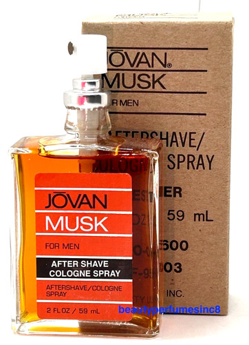 JOVAN MUSK by Jovan For Men 2 oz Spray Cologne / A Shave NEW | eBay