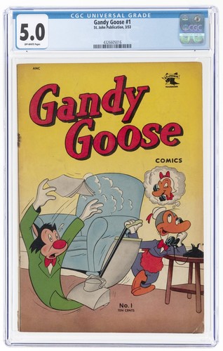 Gandy Goose #1 (St. John Publications, 1953) CGC 5.0 | eBay