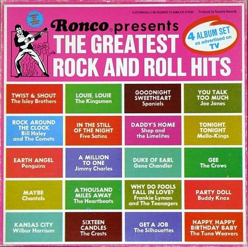 Ronco Presents The Greatest Rock And Roll Hits LP Record | eBay