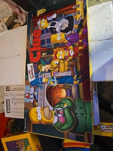 The Simpsons Board Game Clue 2000 100% Complete | eBay