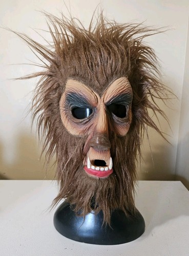Vintage Rare Topstone Halloween Werewolf Wolfman Mask Universal ...