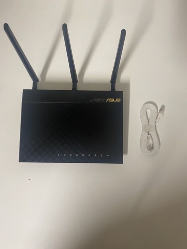 ASUS RT-AC66R 802.11ac Dual-Band Wireless AC1750 Gigabit 4-Port Router ...