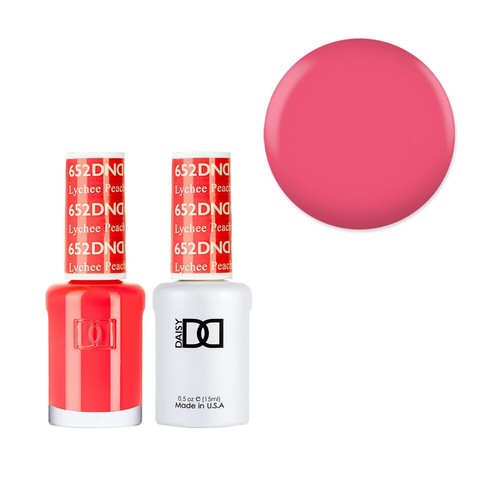 DND 652 Lychee Peachy - Daisy Collection Gel & Lacquer Duo 15ml | eBay ...