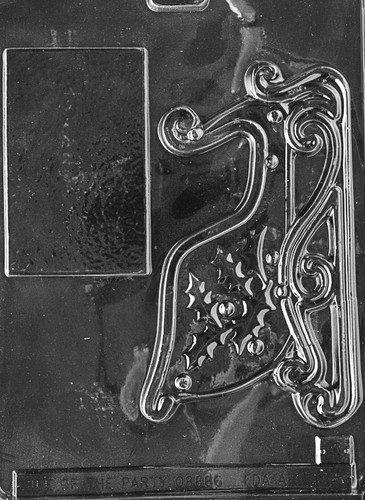 MEDIUM 3D SLEIGH mold Chocolate Candy plaster soap molds santa sled ...