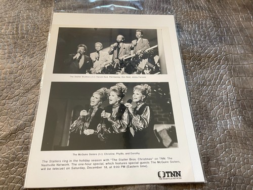 VINTAGE 8x10 MUSICIAN PROMO PHOTO (MISC6863) STATLER BROTHERS - MCGUIRE ...