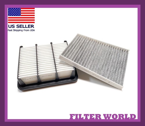 Carbon Cabin & Engine Air Filter For Kia Forte & Forte Koup 10-13 ...
