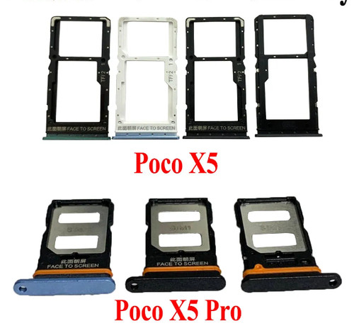 For Xiaomi Poco X5 Pro SIM Tray Slot Holder Adapter Connector SD Card ...