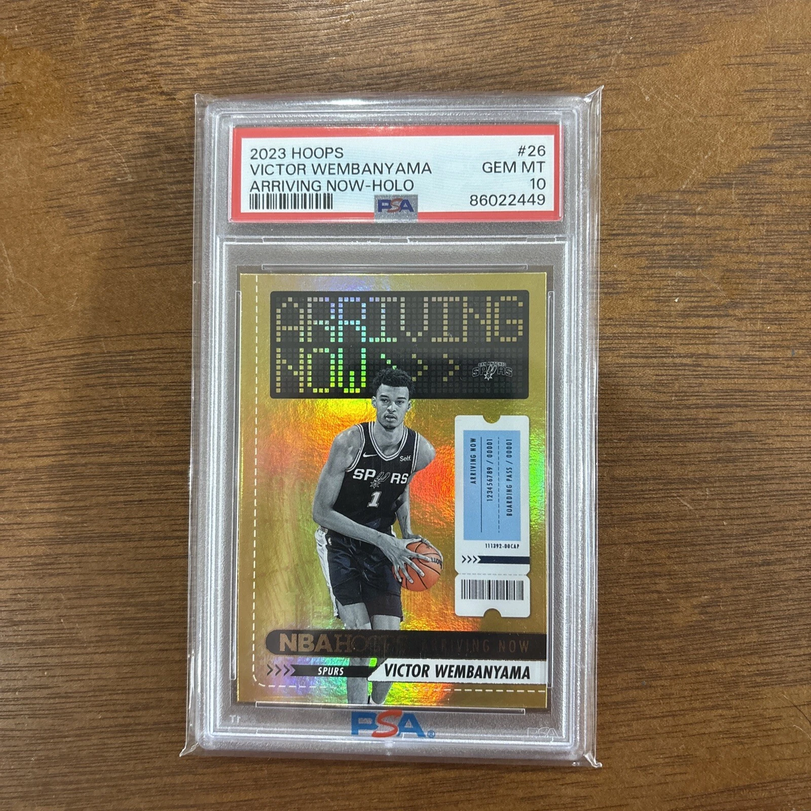 Victor Wembanyama 2023 Hoops #26 Arriving Now - Holo Price Guide ...