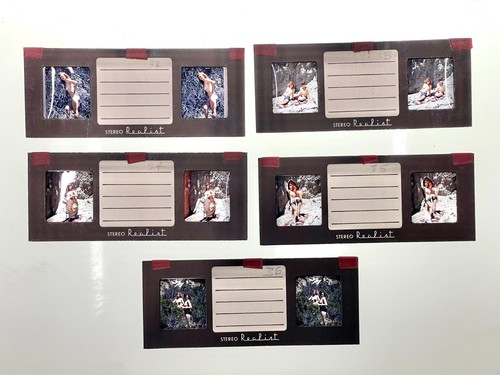 1950s Risque Stereo Realist Slides Lot of 5 Nude Models Vintage 3D Pin ...