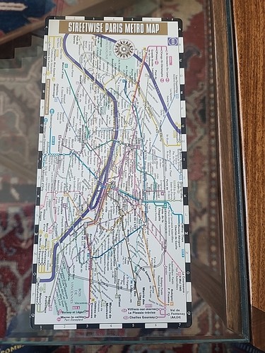 Streetwise Paris Metro Map - Laminated Paris Public Transportation Map ...