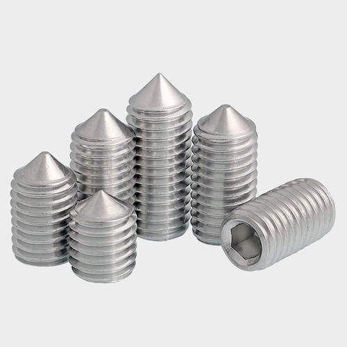 40pcs M3 Allen screws Tip set bolts SUS304 Headless nails Hexagon ...