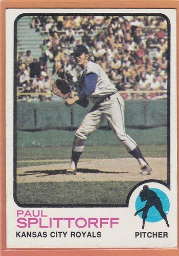 1973 TOPPS BASEBALL PAUL SPLITTORFF #48 ROYALS EX *85317 | eBay