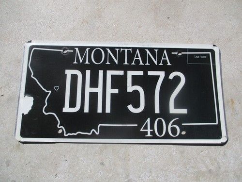 Montana 406 license plate # DHF 572 | eBay