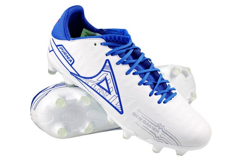Pirma Men's Soccer Cleats Firm Ground Skin Gamer 3046 Color White/Royal ...
