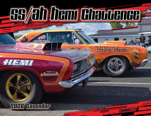 11"Wx17"L SS/AH Hemi Challenge 2026 Calendar NHRA Drag racing '68 ...