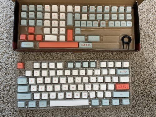 135 Keys Salmon themed keycaps MDA Profile | eBay