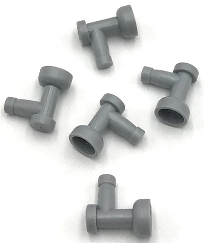 Lego 5 New Light Bluish Gray Taps 1 x 1 Stud Nozzle End Pieces | eBay