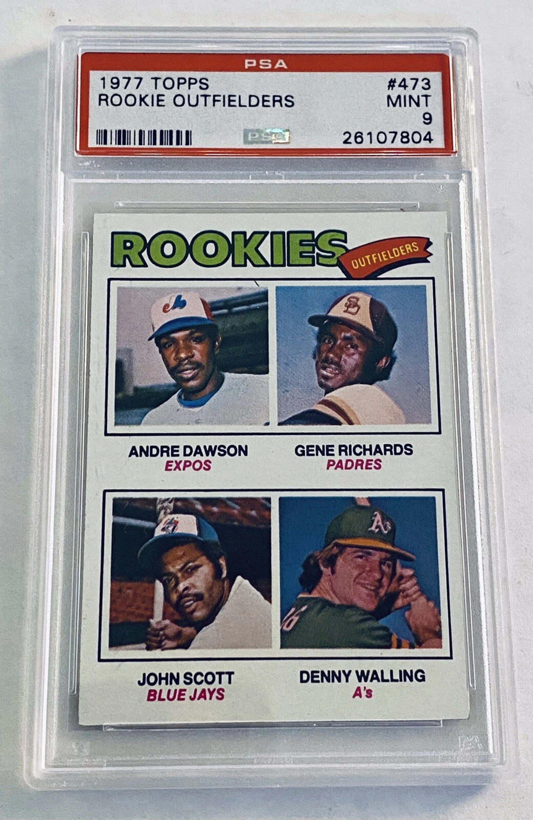 Andre Dawson 1977 Topps #473 Rookie Outfielders Price Guide - Sports ...