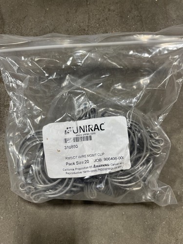 UNIRAC RM5 RMDT Wire Management MGMT Clip (20 Pack) | eBay