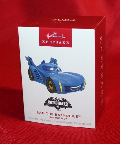 New HALLMARK 2024 DC Batwheels Bam the Batmobile Christmas Ornament | eBay
