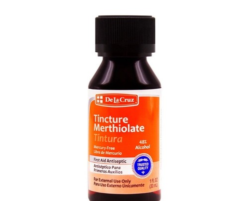 2 De La Cruz Tincture Merthiolate First Aid Antiseptic 1oz ( 2 pack ...