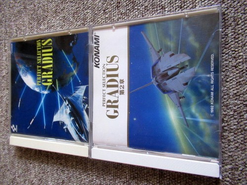 2CD Set PERFECT SELECTION GRADIUS PART 1 & 2 Konami KICA-1048 & 1112 | eBay