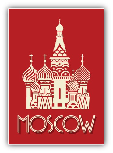 Moscow Russia Travel Car Bumper Sticker Decal - ''SIZES'' | eBay