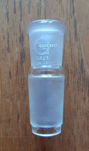 Quickfit DA23 reduction socket adapter, 19/26 socket and 24/29 cone ...