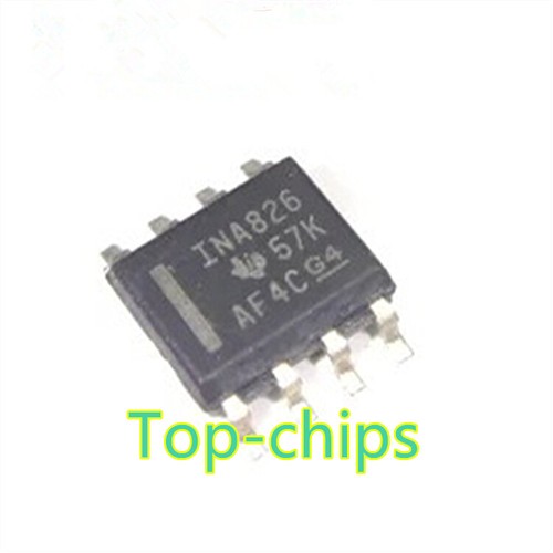 5PCS INA826AIDR IC OPAMP INSTR RRO 1MHZ 8SOIC INA826 INA826A 826A ...