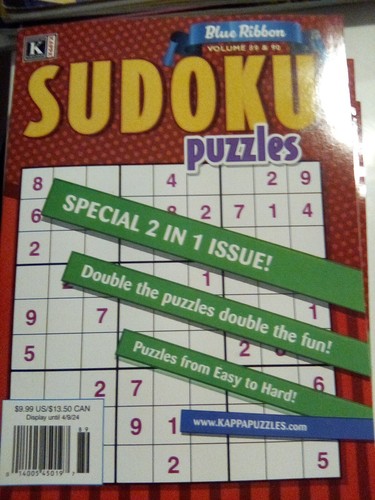 Sudoku Puzzles Blue Ribbon Volume 89 & 90 | eBay