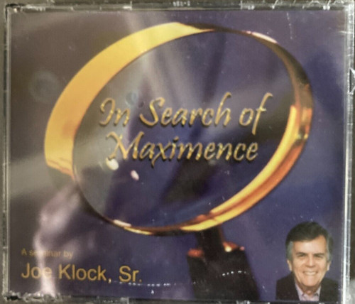 Joe Klock, Sr. - In Search of Maximence - Audio CD Set - NEW | eBay