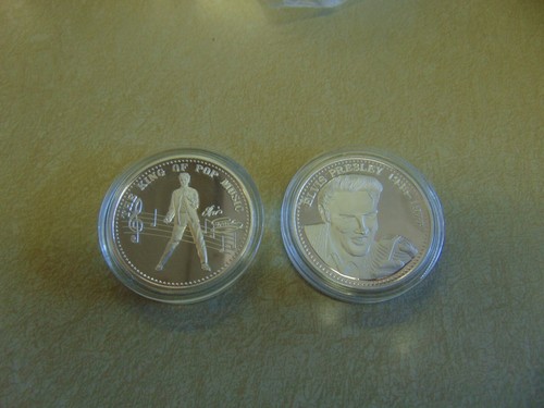 CHALLENGE COIN ELVIS 1935-1977 ONLY 42 YEARS OLD STILL THE KING OF POP ...