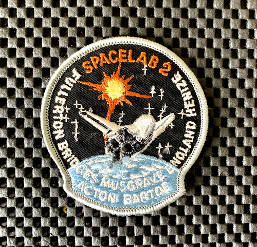 SPACELAB 2 FULLERTON BRIDGES MUSGRAVE ENGLAND HEINZE SEW ON PATCH NASA 3 x 3 1/4 | eBay