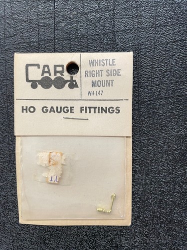 Cary Locomotive Works HO Cast Brass Whistle Right Side Mount WH-147 New ...