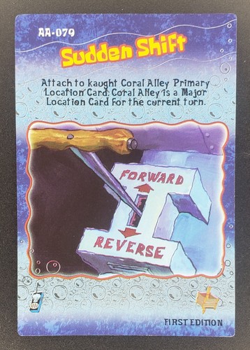 2003 UD Spongebob Aquatic Amigos: 1st Edition Sudden Shift AA-079 Super ...