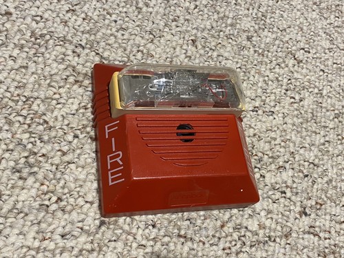 Wheelock Ns-24mcw Strobe Light Fire Alarm Red Fe6 for sale online | eBay