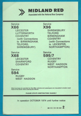 Collectable Bus & Coach Timetables for sale | eBay