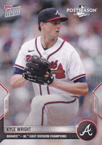 2022 Topps Now Postseason Kyle Wright card #PS-38. nrmt-mt | eBay