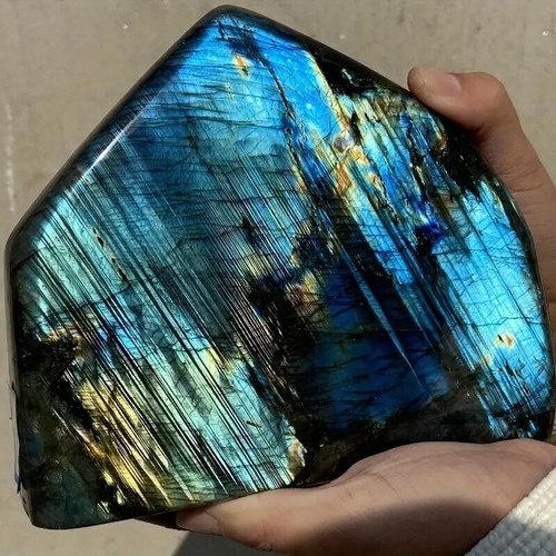 1pc Extra Large Labradorite Freeform Ornament - 1.76LB-2.65LB High Glitter Stone | eBay
