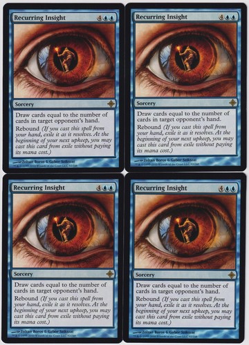 MTG 4X Recurring Insight X4 Rise of the Eldrazi Magic - SP/NM | eBay