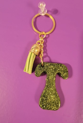 Resin Letter (T) Keychain | eBay