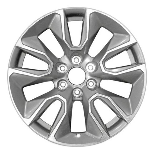 2019-2025 Chevy Silverado 1500 Pickup 20x9 Wheel 10 Spoke Silver Opt ...